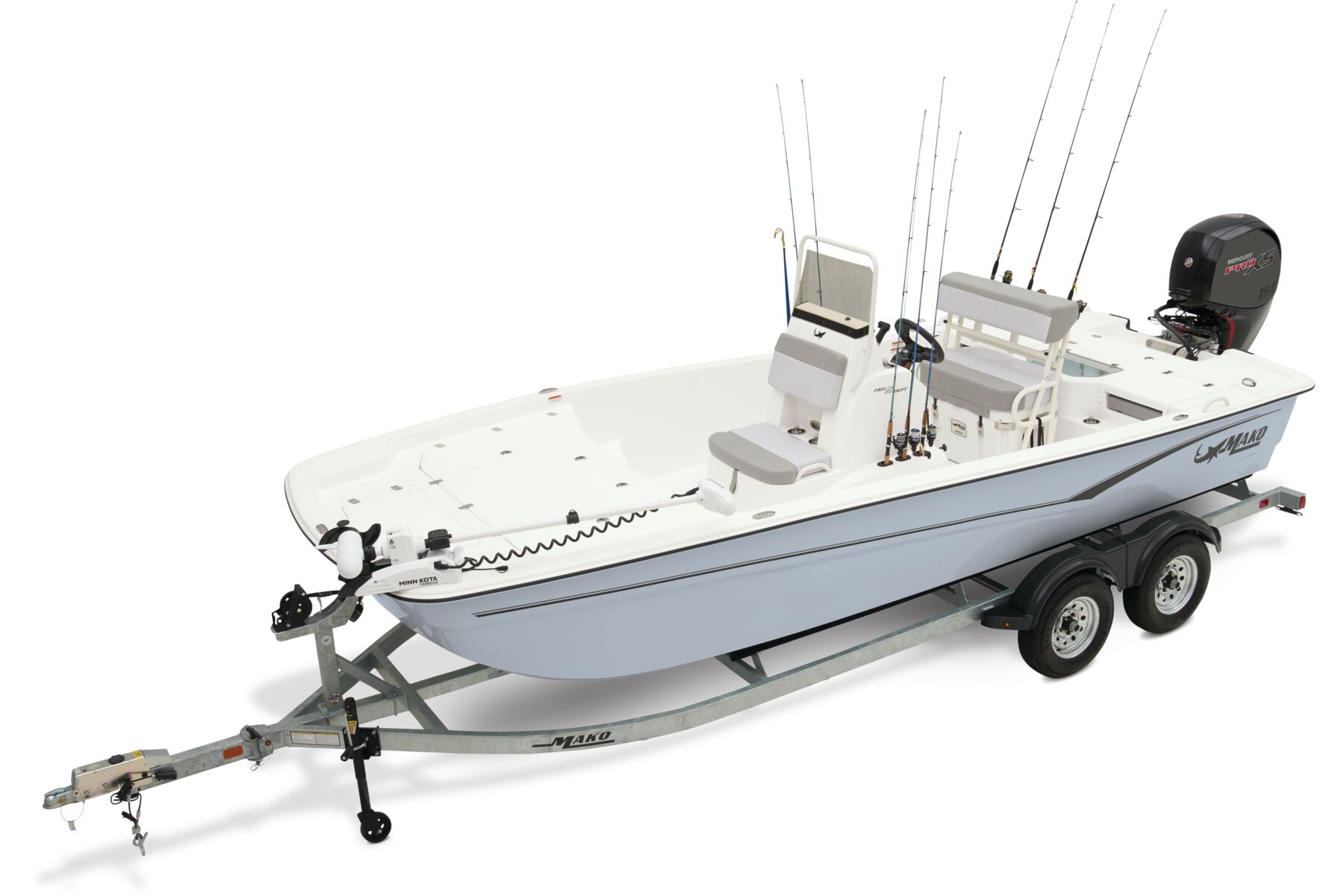 2024 MAKO Pro Skiff 19 CC w/ 90 EXLPT FourStroke Command Thrust Mercury ...